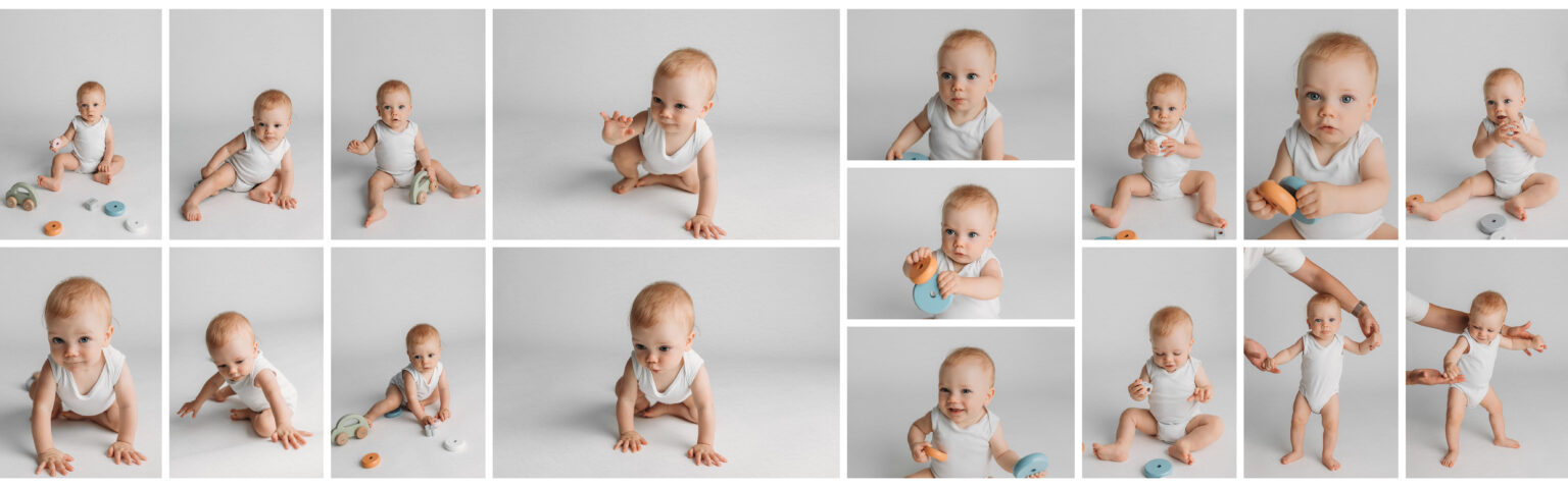 All White Baby Photo Shoot - LasteFoto.ee